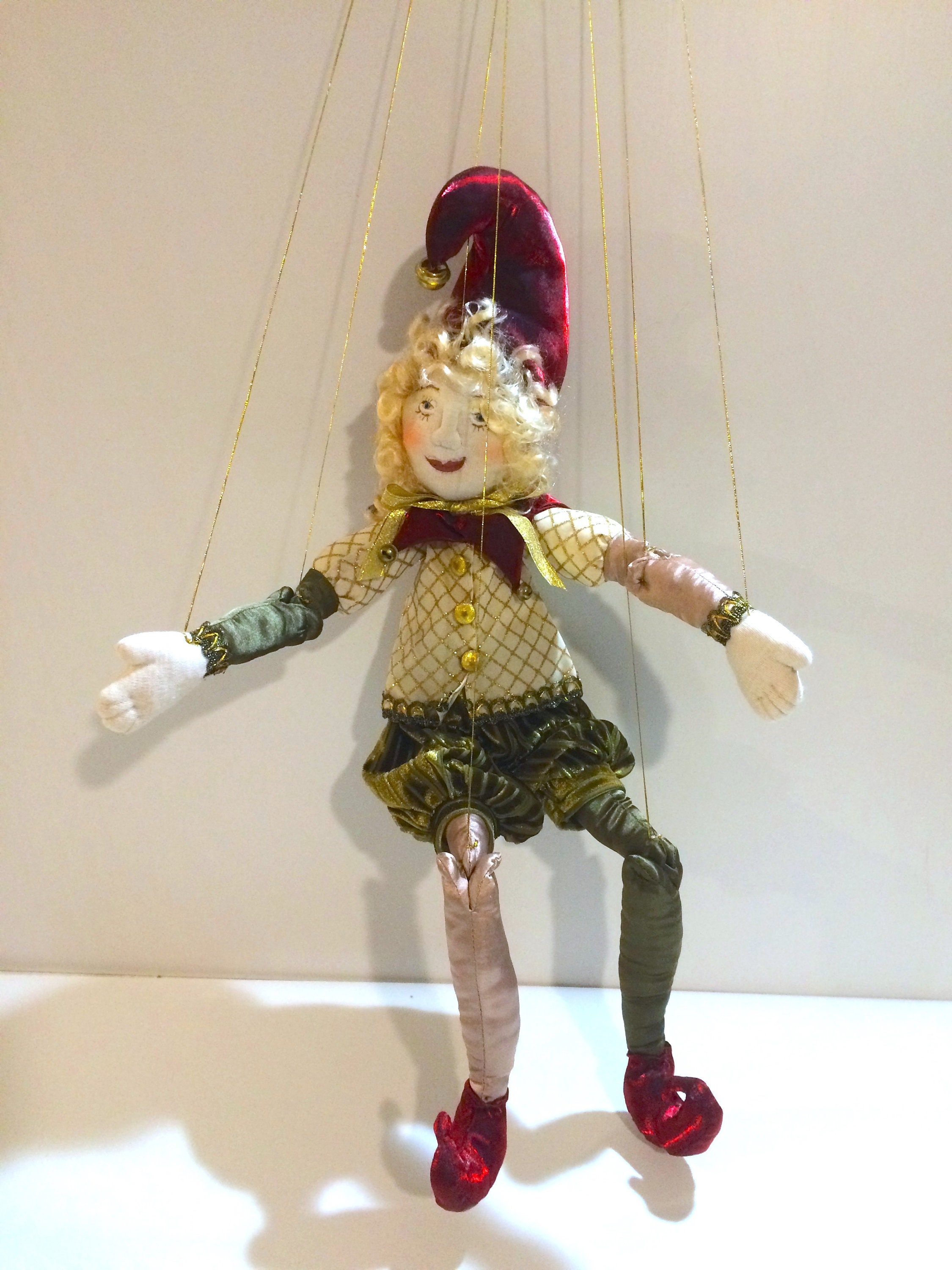 Mark Roberts Jester Marionette - Etsy