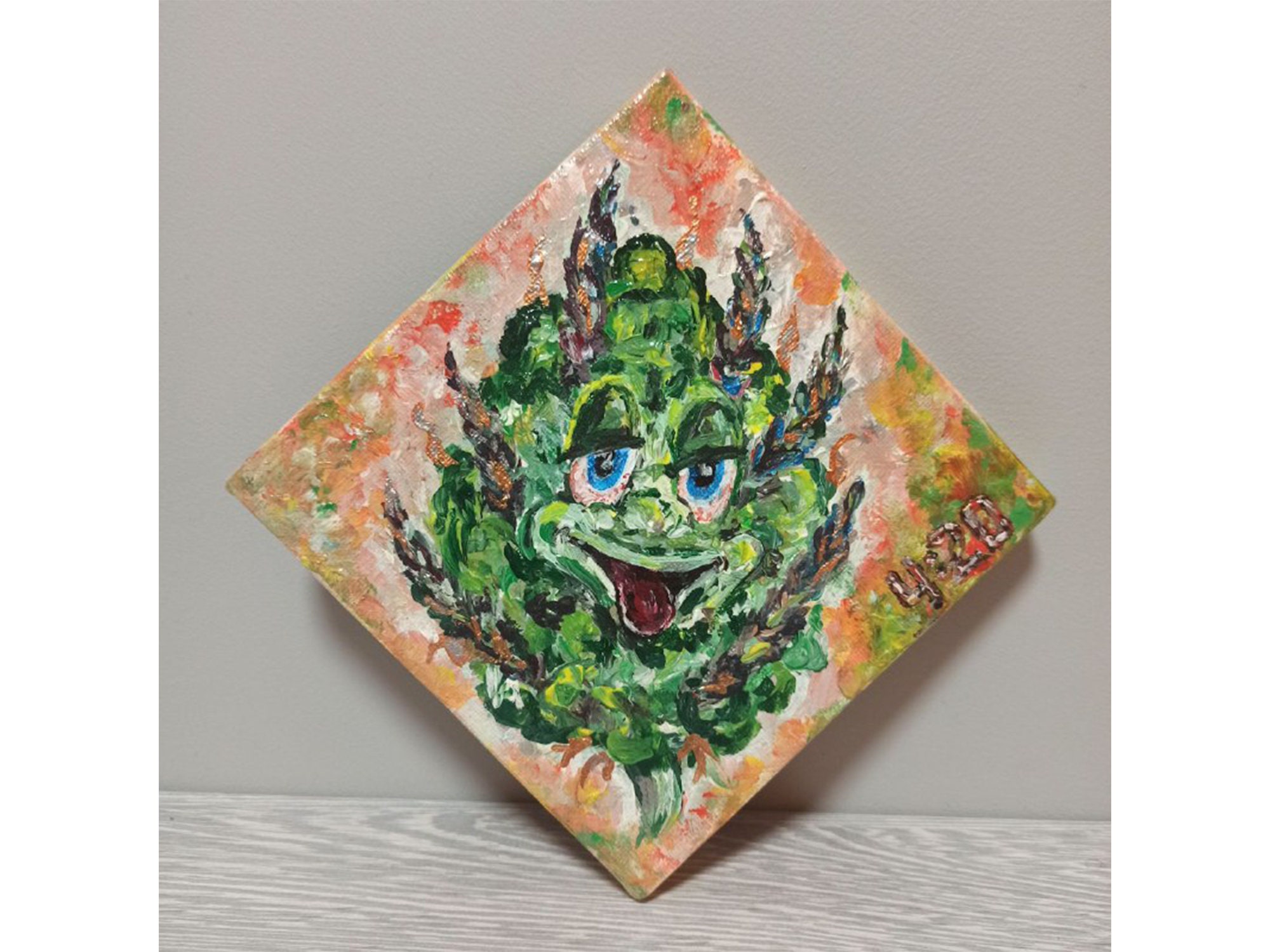 Cannabis Canvas Weed Wall Decor Marijuana Art Weed | Etsy