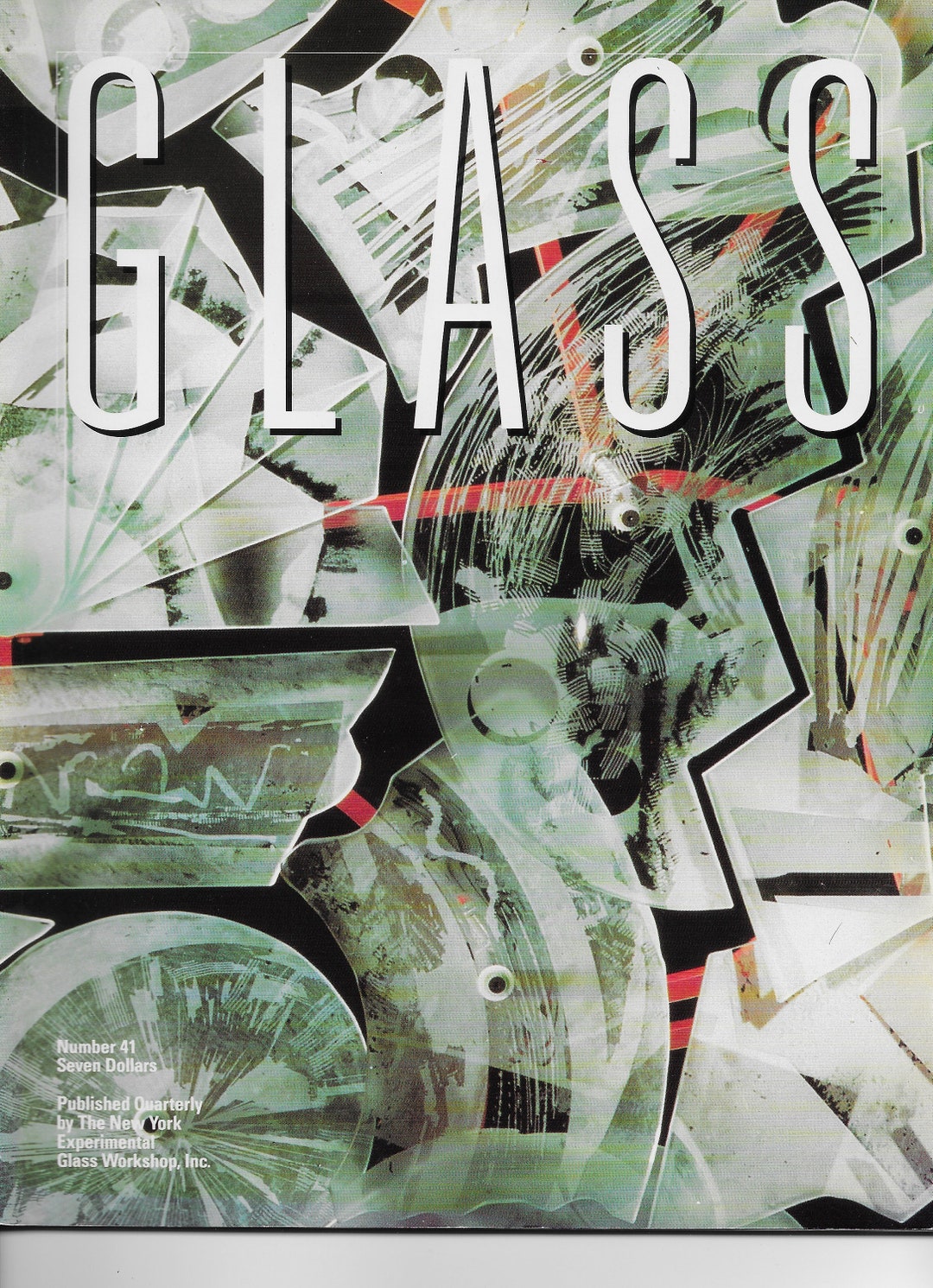 Glass Magazine Number 41 - 1990 - Etsy