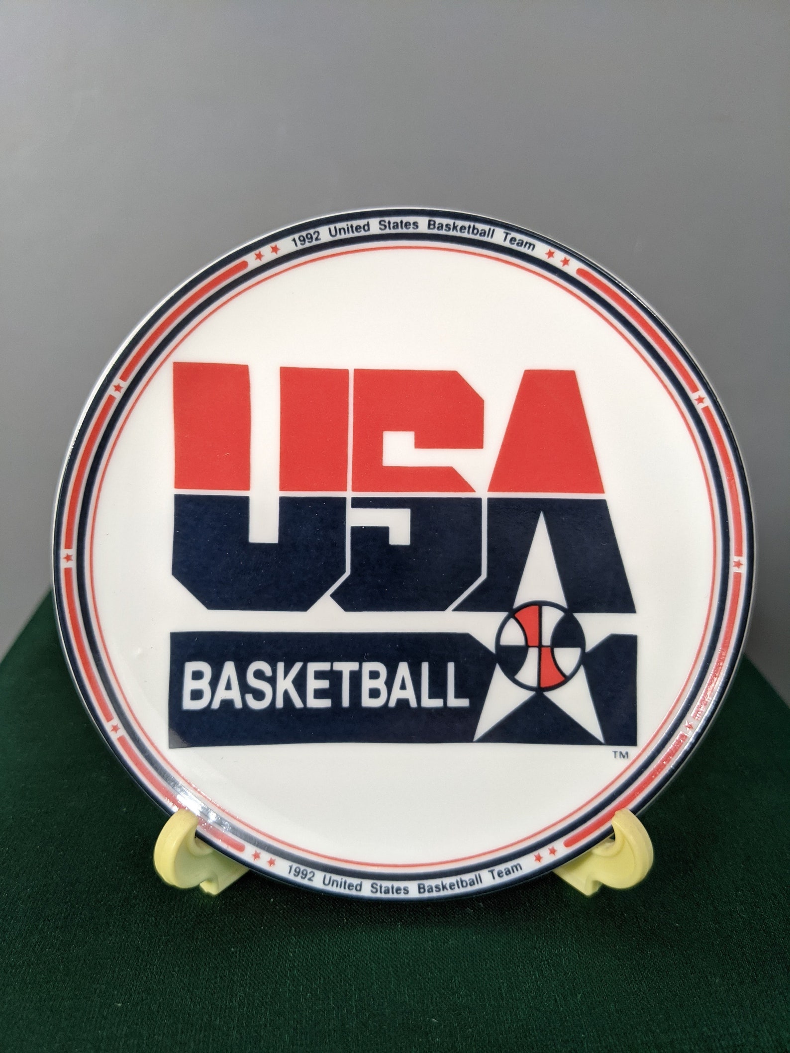 USA Olympic Basketball Collector Plate 1992 - Etsy