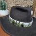 Beaded Hat Band/pine Tree Forest/nature/pnw/boho/leather/western ...