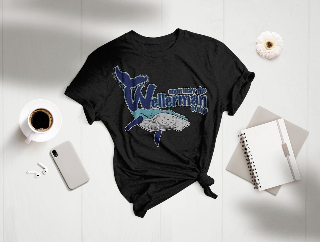 Wellerman T-shirt With Whale Design and Saying, Shirt for Men and Women ...