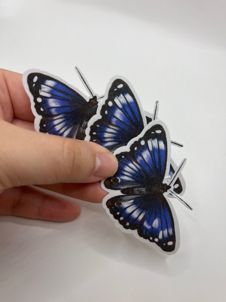 Blue Butterfly Sticker Decal for Journaling and Crafts | Decor - Etsy