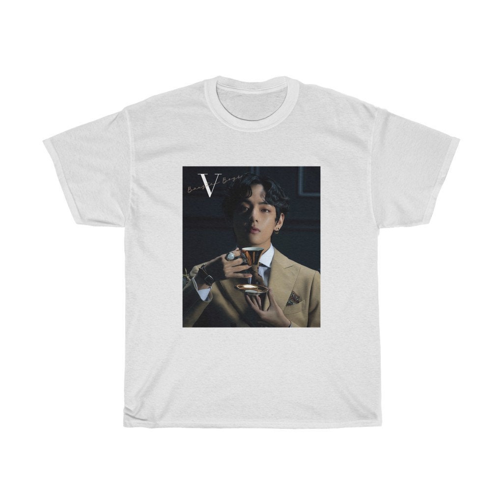 BTS V Camicia Tshirt Tee / Bangtan Boys Kim Taehyung Gift | Etsy