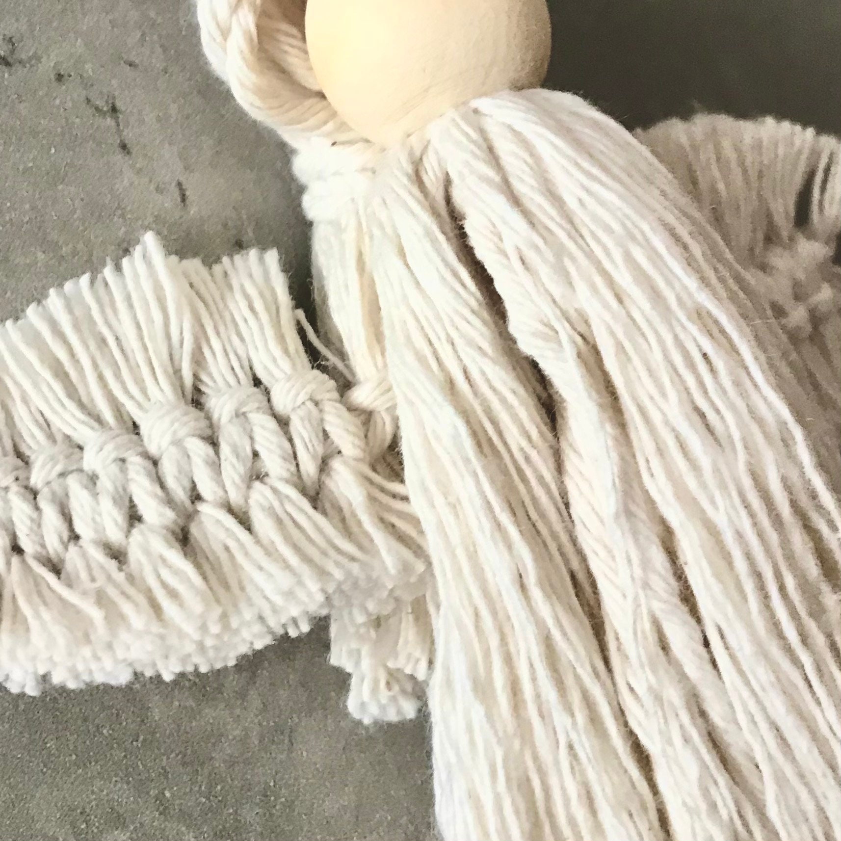 Christmas Macrame Angel / Handmade / Christmas Tree Decorations ...