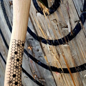 Honeycomb/bee Grip Throwing Axe Hatchet - Etsy