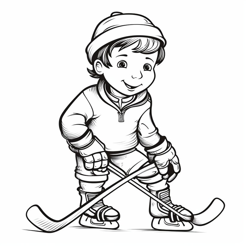 Childrens Coloring Book | Sports Theme | Instant PDF Download & Print ...