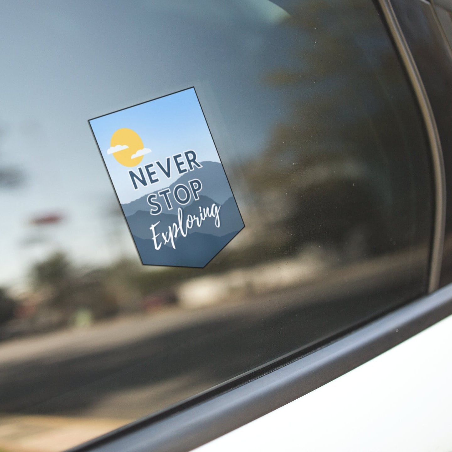 Never Stop Exploring Sticker Gift for Travelers Hikers - Etsy