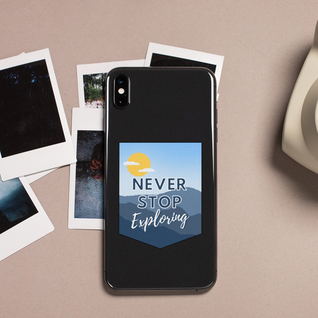 Never Stop Exploring Sticker Gift for Travelers Hikers - Etsy