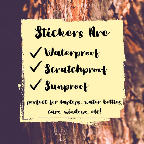 Stay Wild Sticker Holographic Sticker Waterproof Sticker Etsy