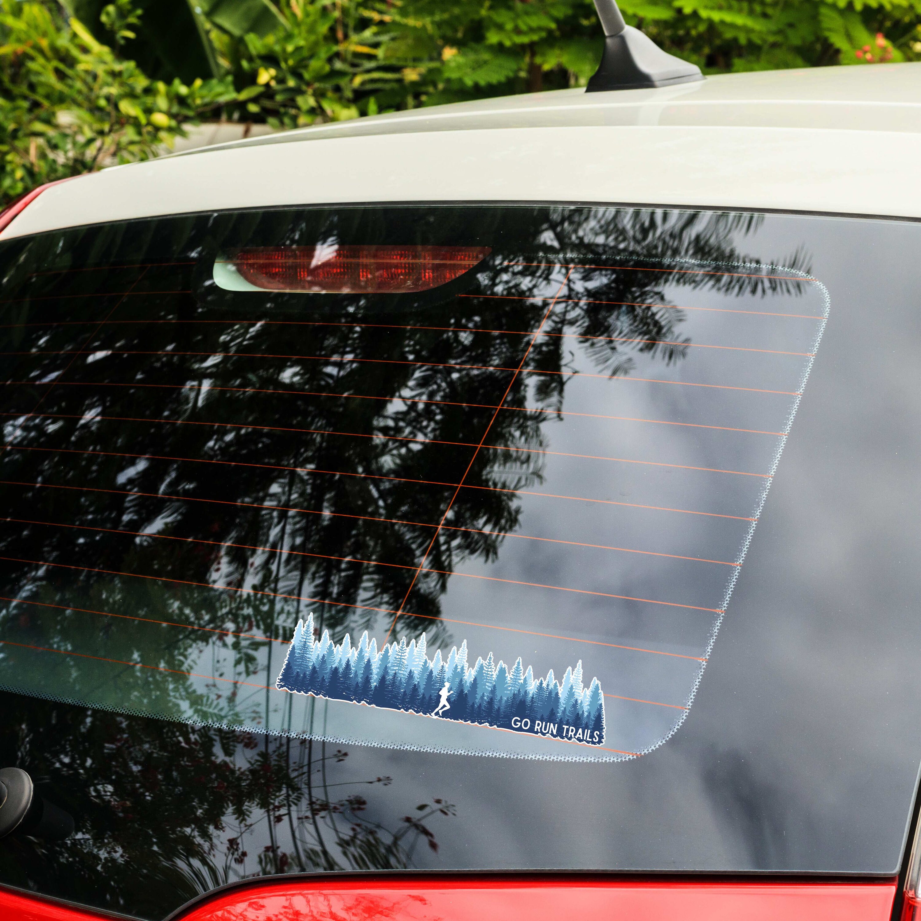 Go Run Trails Sticker Running Decal Car Sticker Trail - Etsy