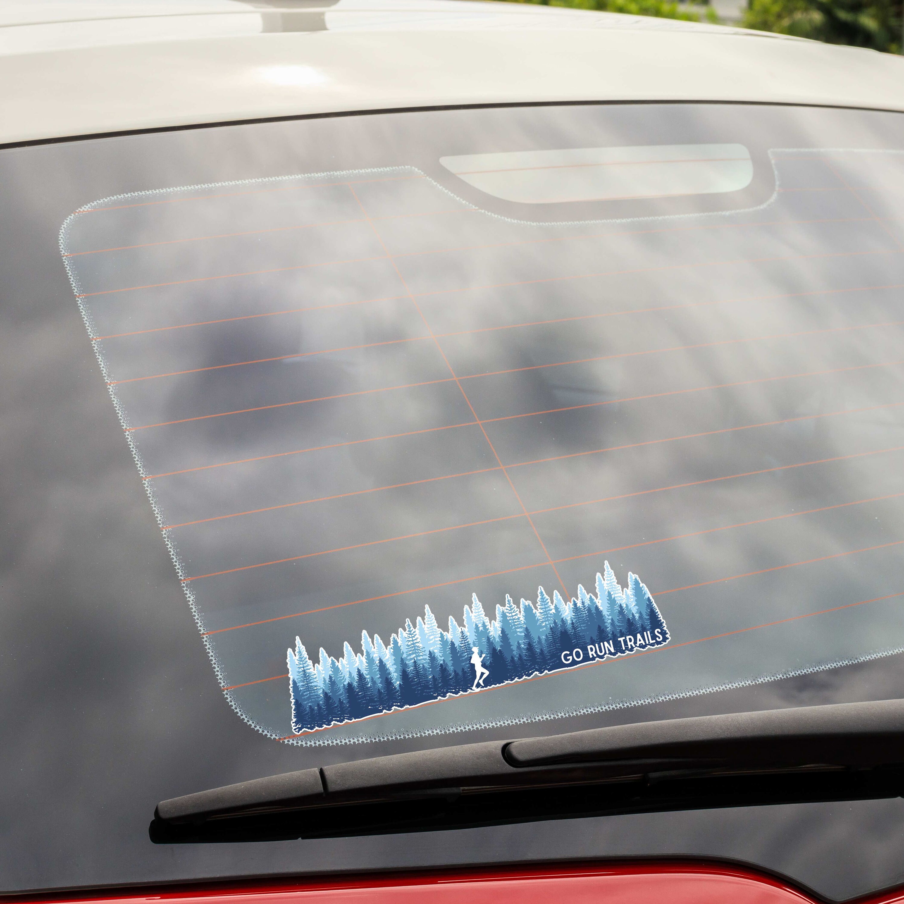 Go Run Trails Sticker Running Decal Car Sticker Trail - Etsy