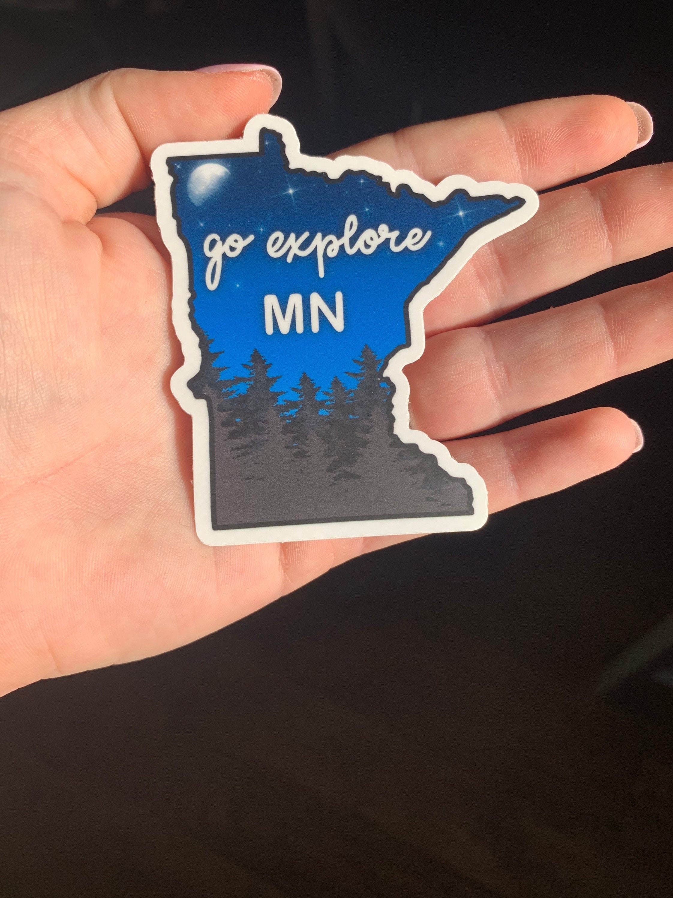 Minnesota Sticker Bundle Go Explore MN Sticker Minnesota | Etsy