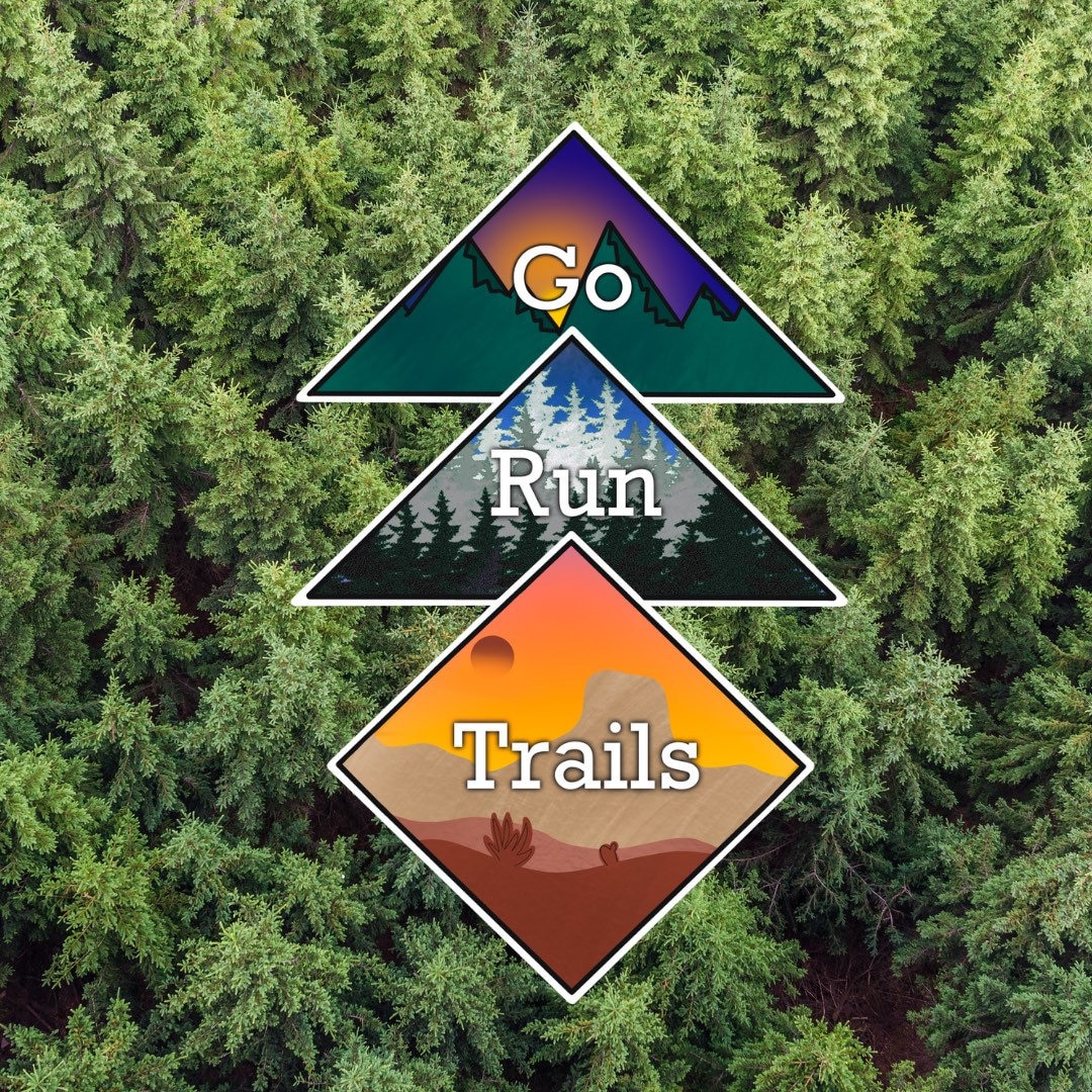 Trail Running Sticker Running Decal Car Sticker Trail - Etsy