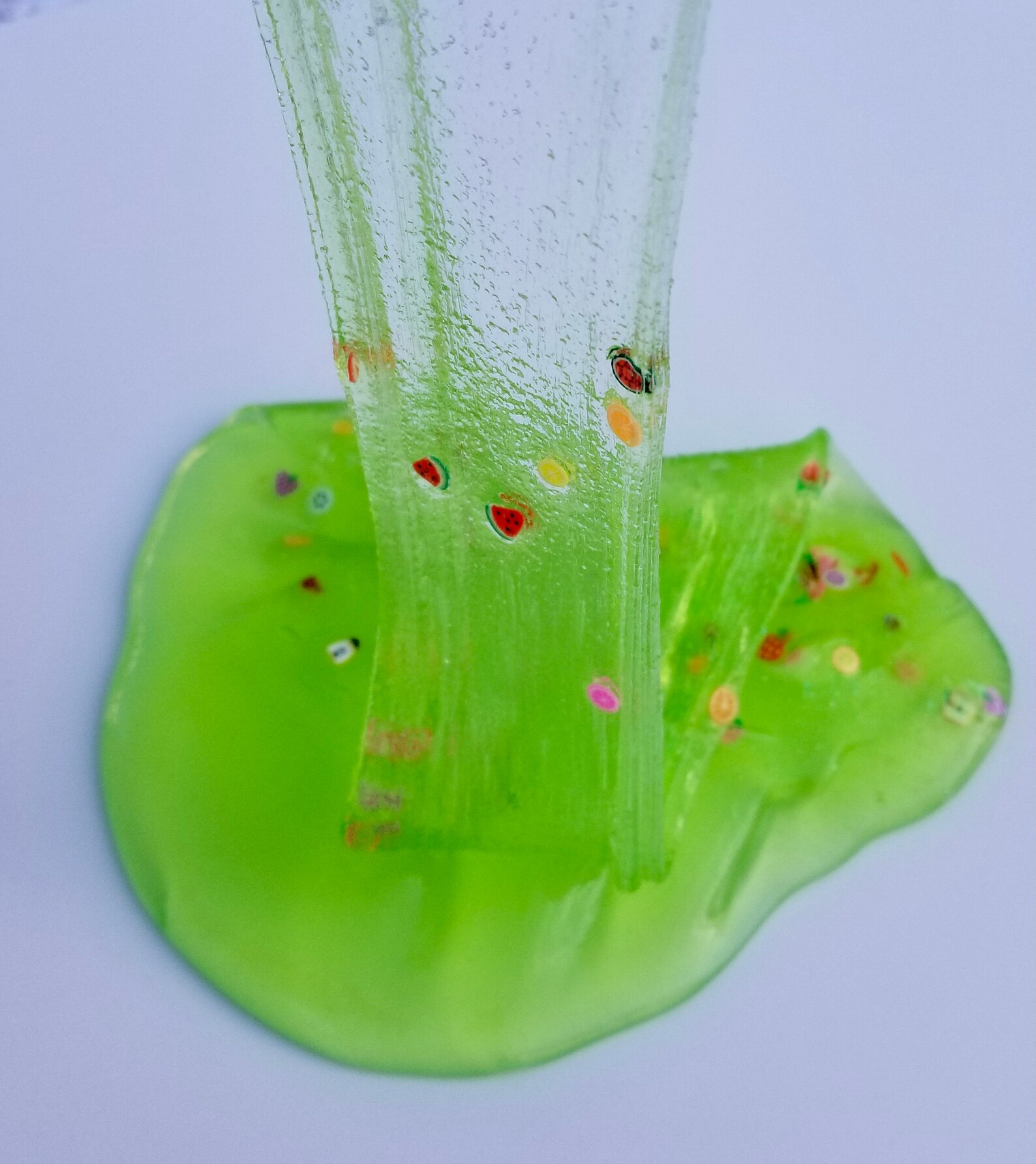 Mixed Fruits Jelly Slime Green Jelly Slime Juicy Jelly | Etsy