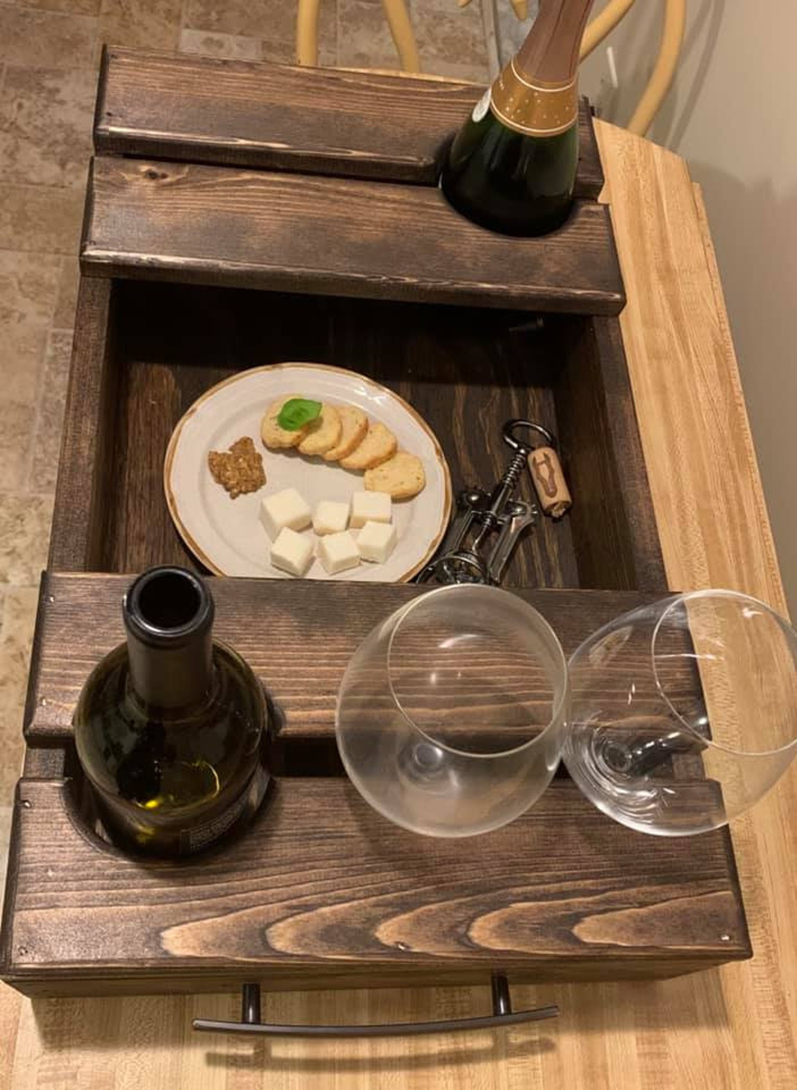 Wine Serving Tray - Etsy
