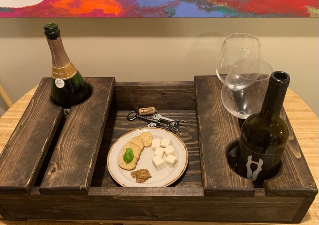 Wine Serving Tray - Etsy