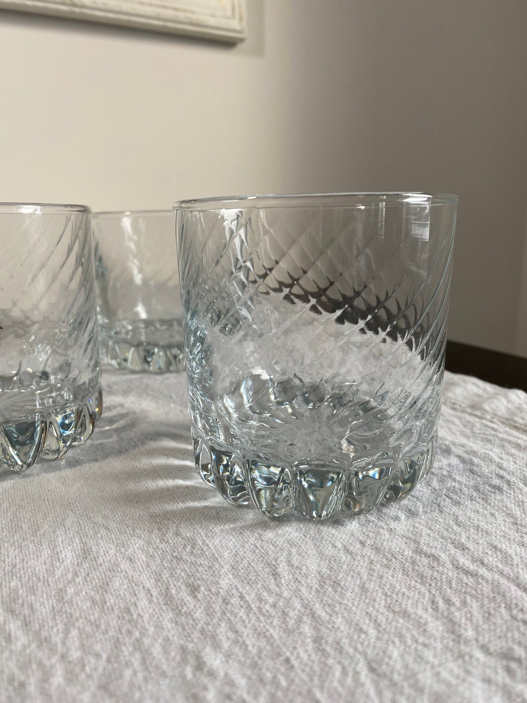 Swirl Etched Rocks Glasses - Etsy