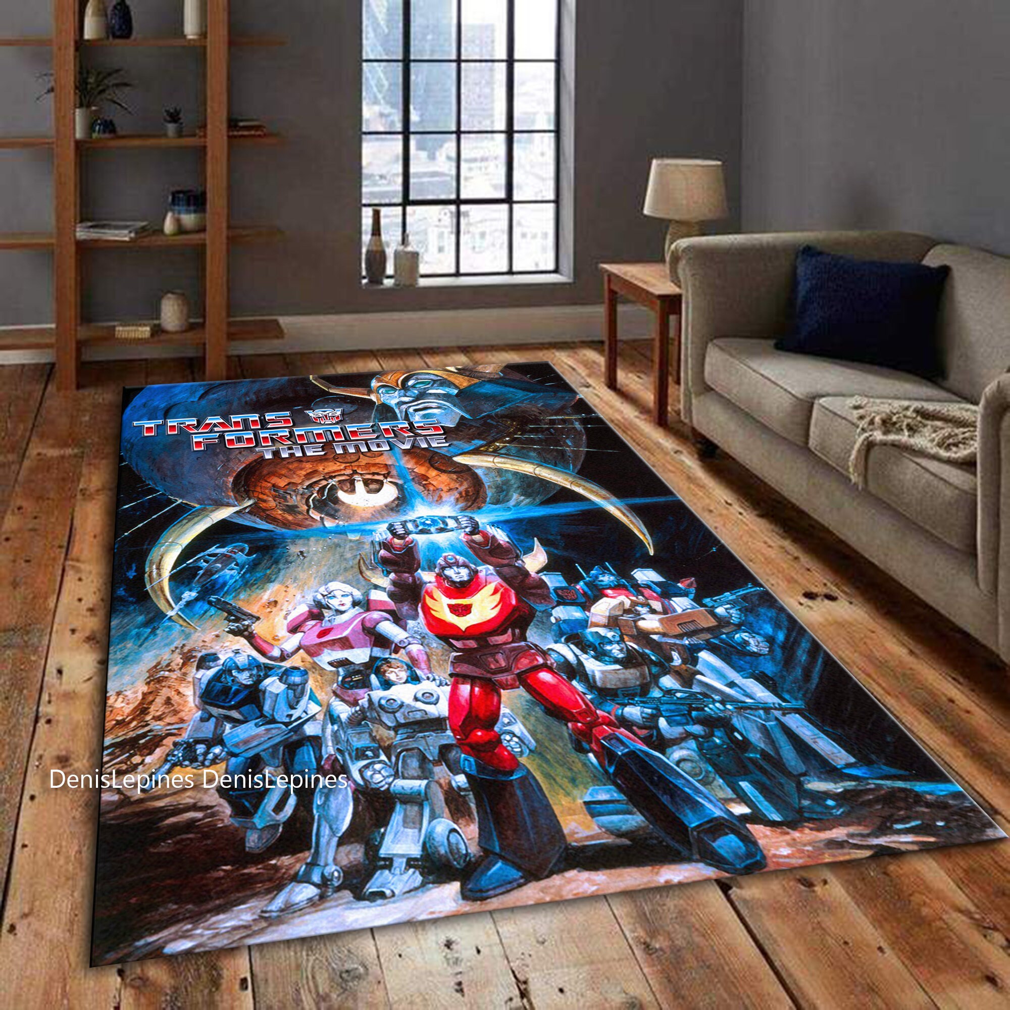 Transformers Movie Area Rug Retro Vintage Movie Home Decor | Etsy