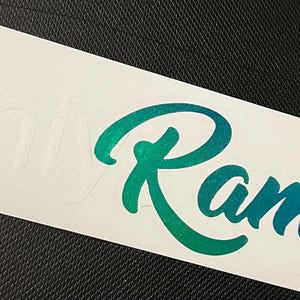 Only Rams Decal - Etsy