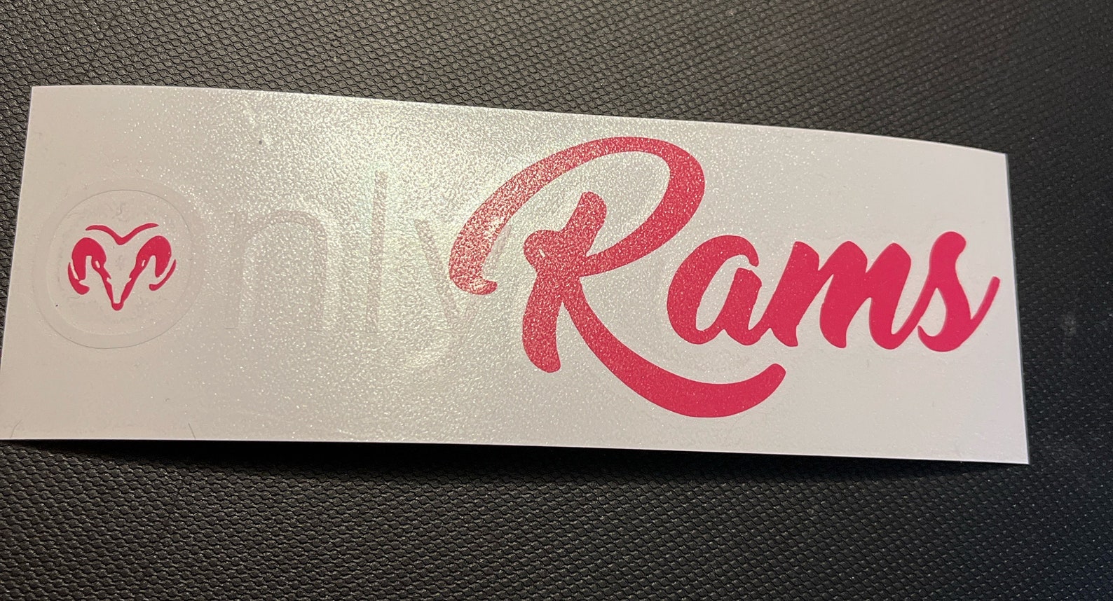 Only Rams Decal - Etsy