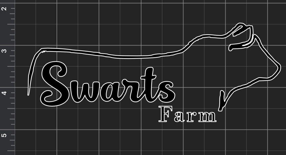 Custom Cattle Company Decal - Etsy