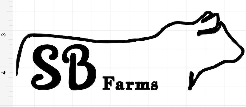 Custom Cattle Company Decal - Etsy