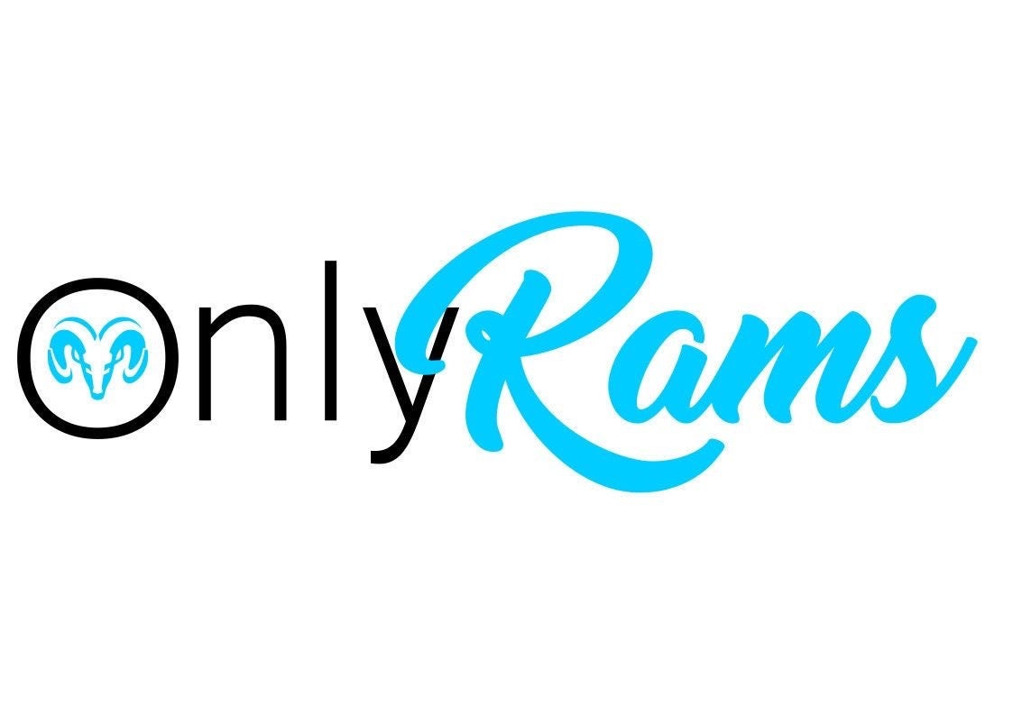 Only Rams Decal - Etsy