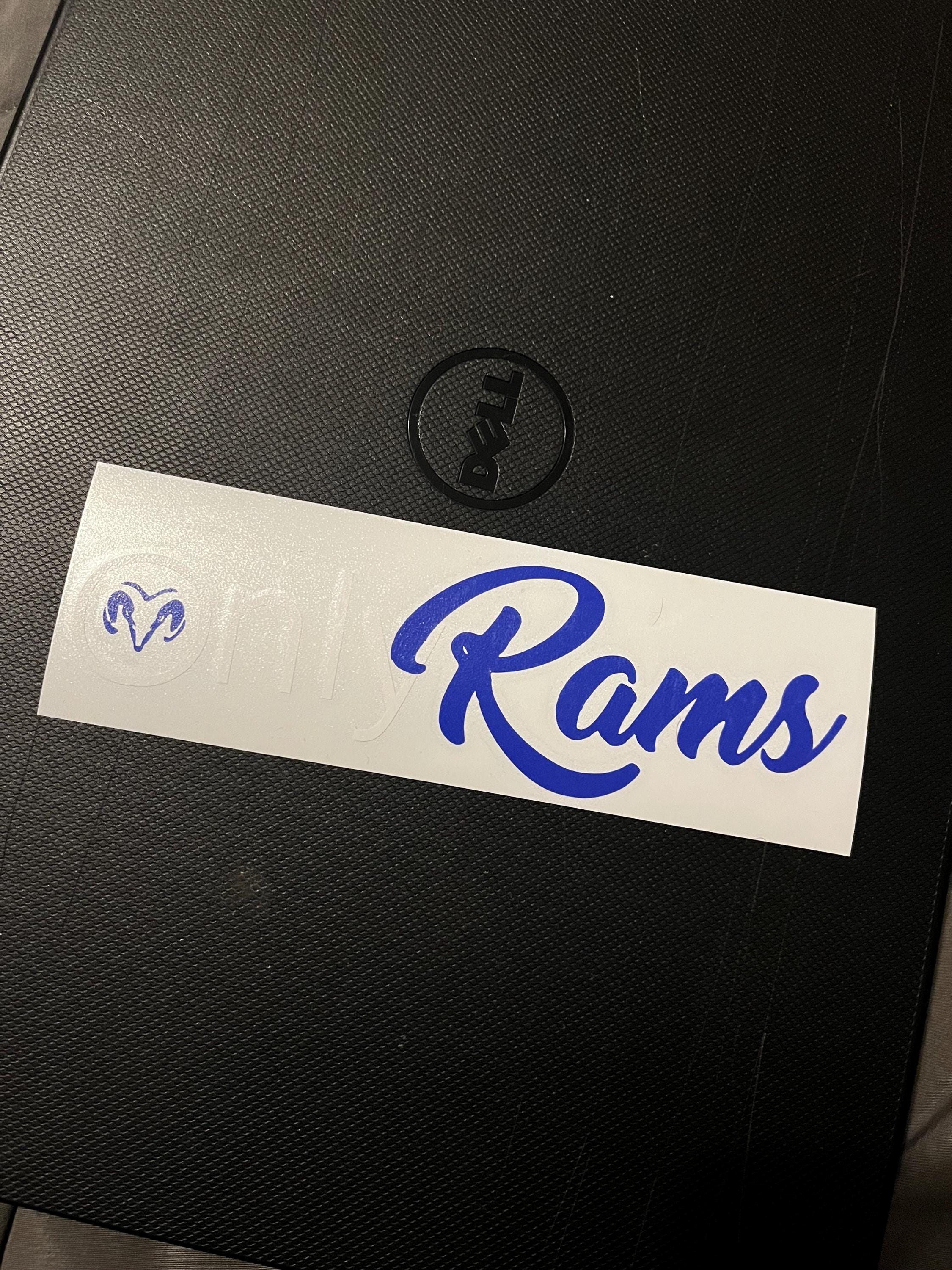 Only Rams Decal - Etsy
