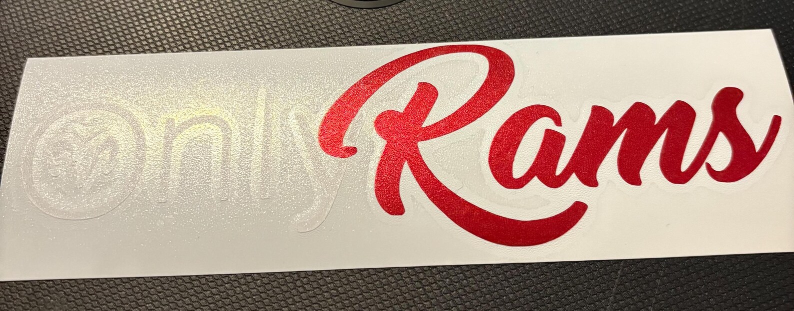 Only Rams Decal - Etsy