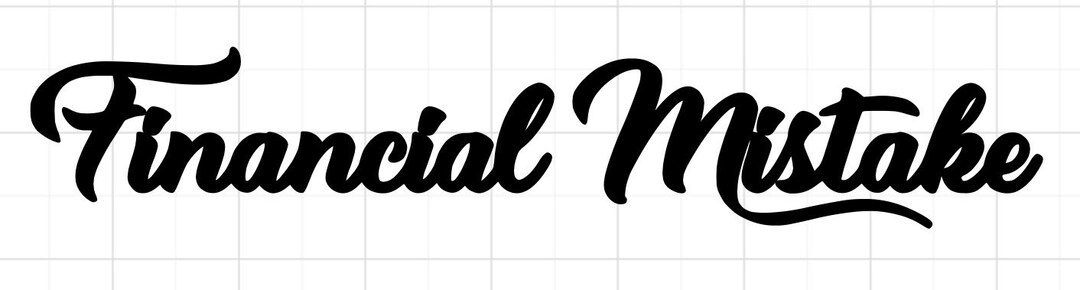 Financial Mistake Decal - Etsy