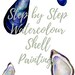 Sea Shell Step by Step Painting Guide Watercolour Shell Painting ...