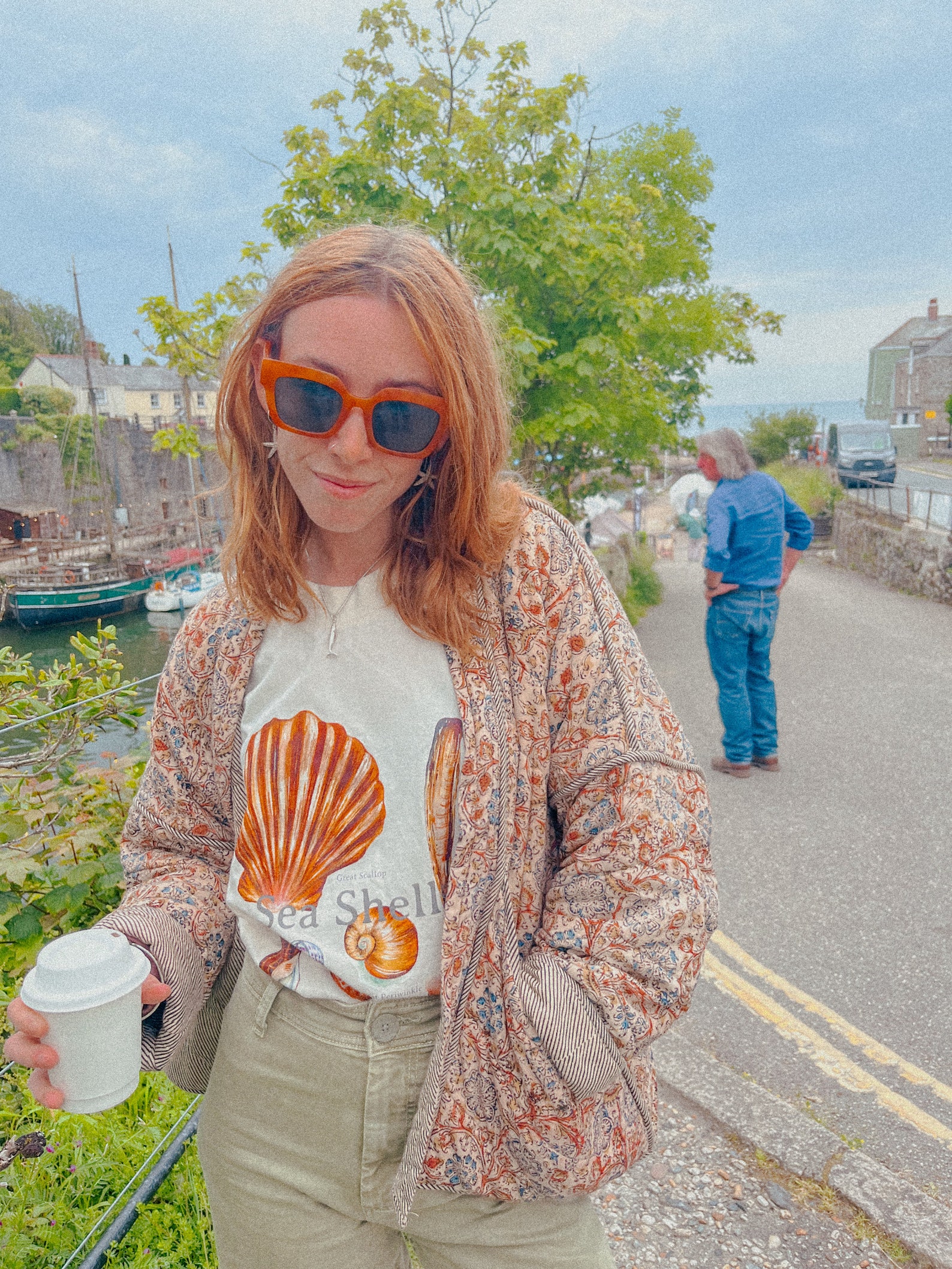 Sea Shells Oversized Tee | Vintage Inspired Shell Tee - Etsy