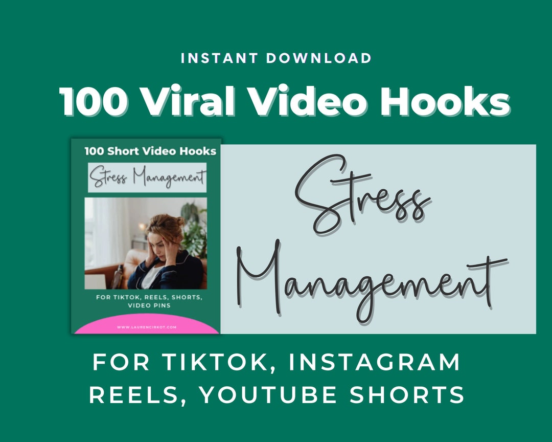 Stress Management Video Hooks, Life Coach Social Media Post, Therapist ...