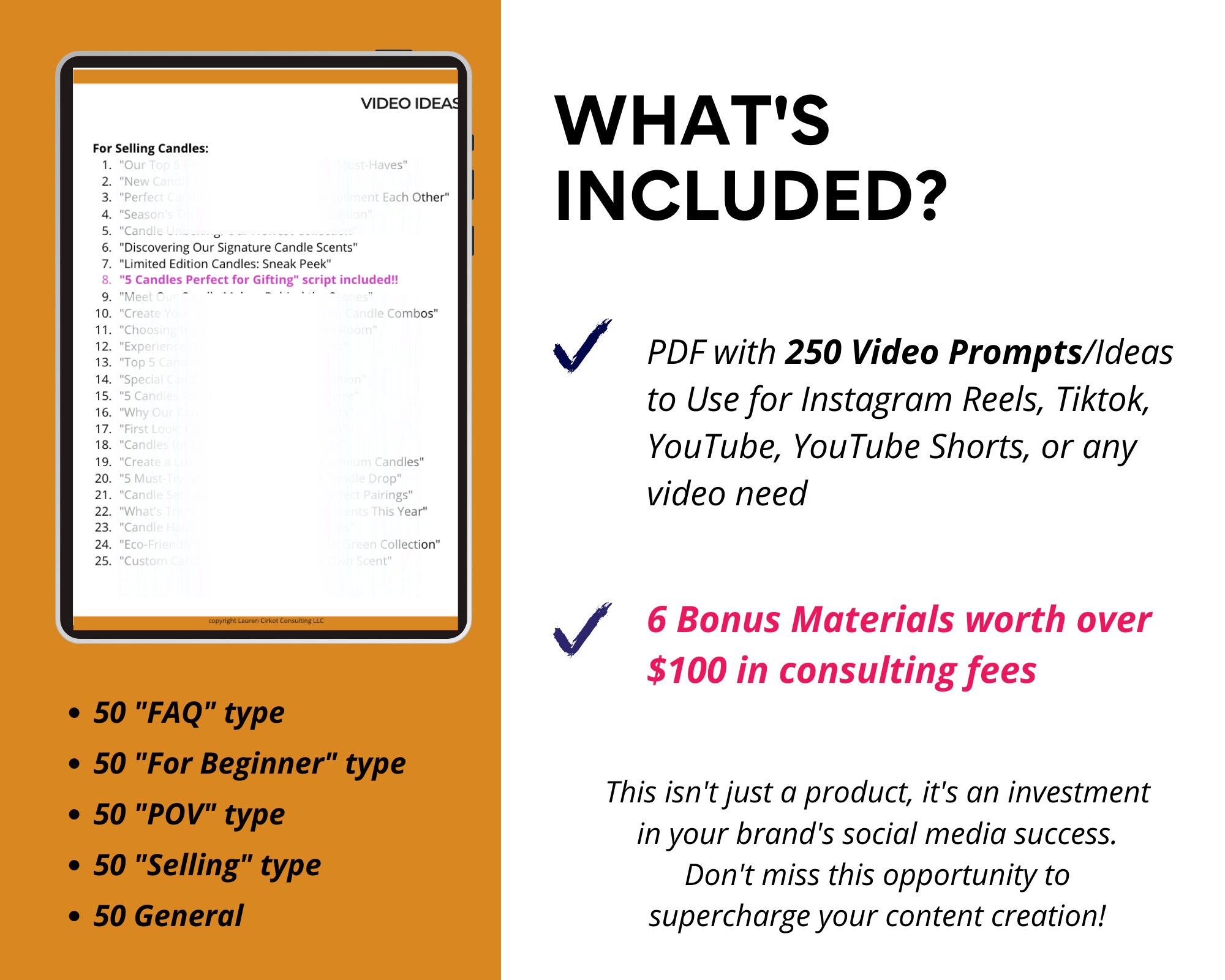 Candle Video Content Ideas for Tiktok, Instagram Reels, Youtube,social ...