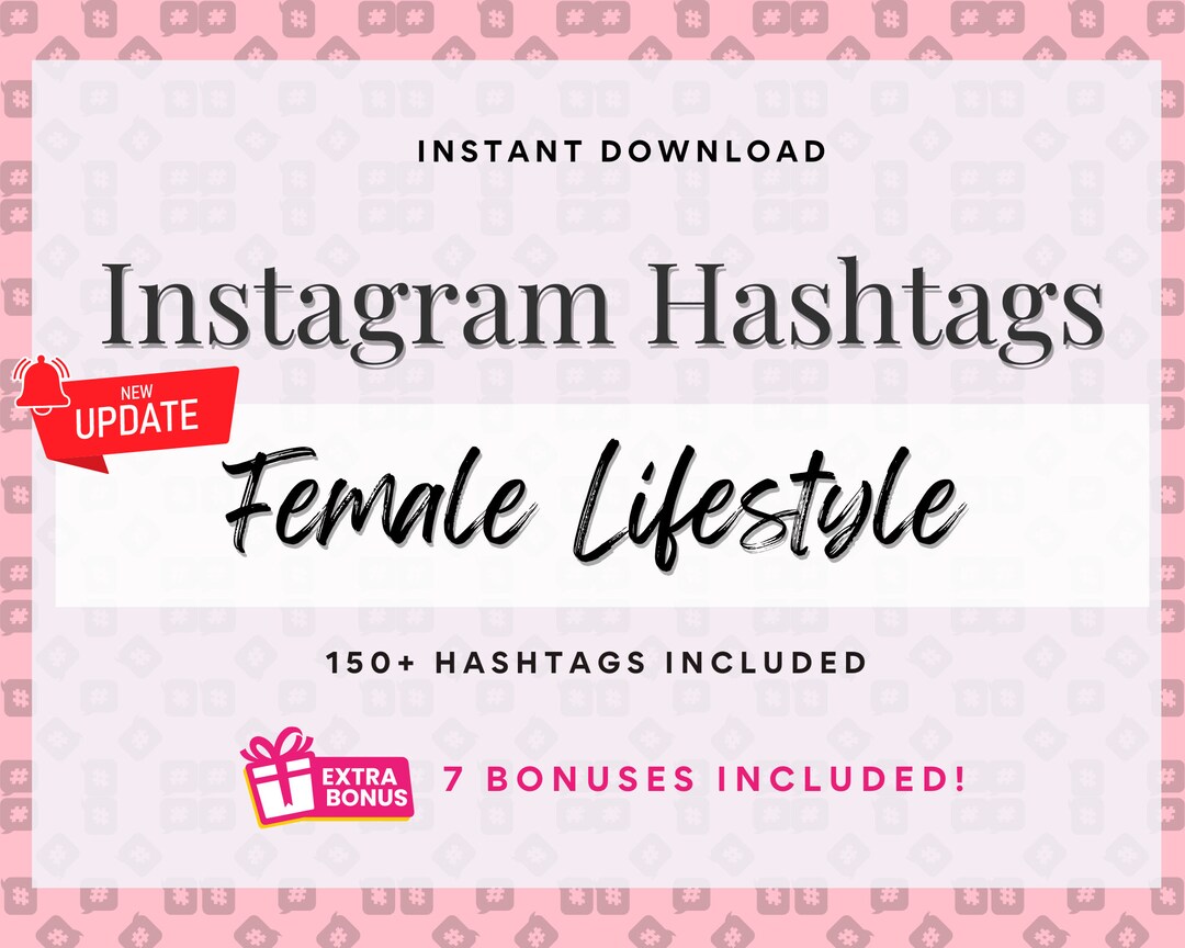 Female Lifestyle Blogger Instagram Hashtags Strategy and Planning Guide ...