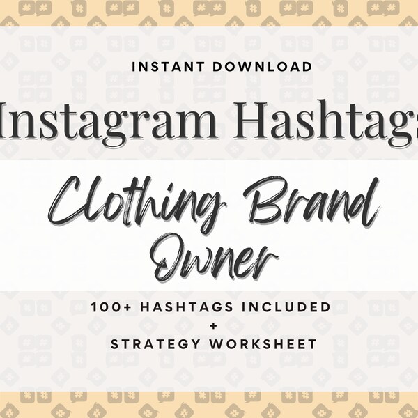 Hashtag Print - Etsy