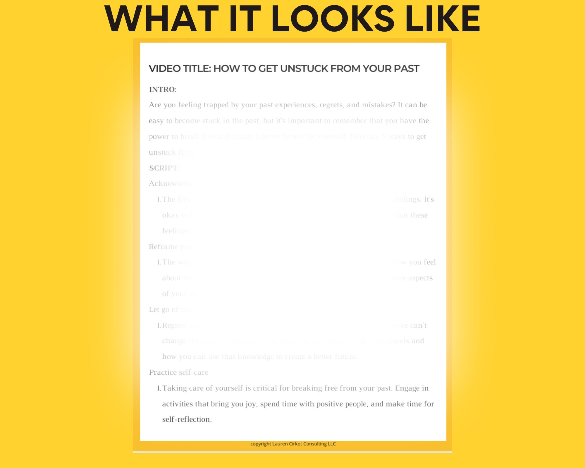 Life Coach Video Script for Tiktok, Instagram Reels, Youtube, Coaches ...