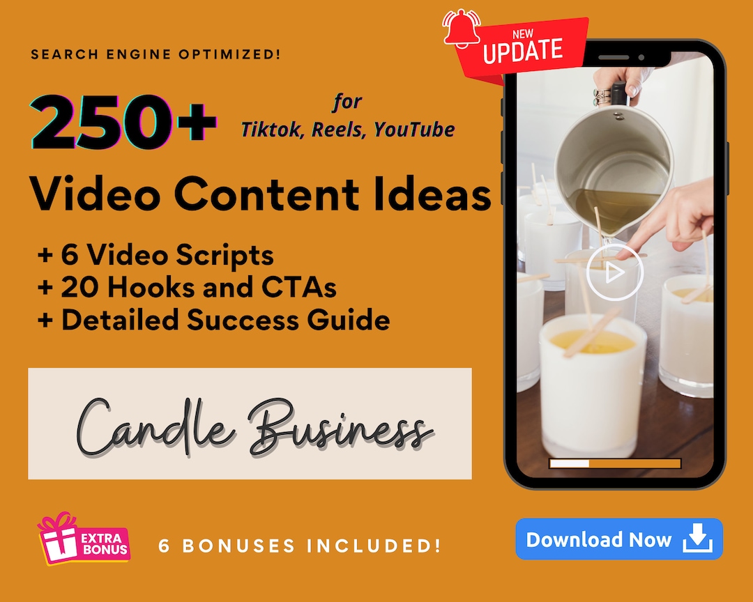 Candle Video Content Ideas for Tiktok, Instagram Reels, Youtube,social ...