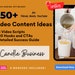 Candle Video Content Ideas for Tiktok, Instagram Reels, Youtube,social ...