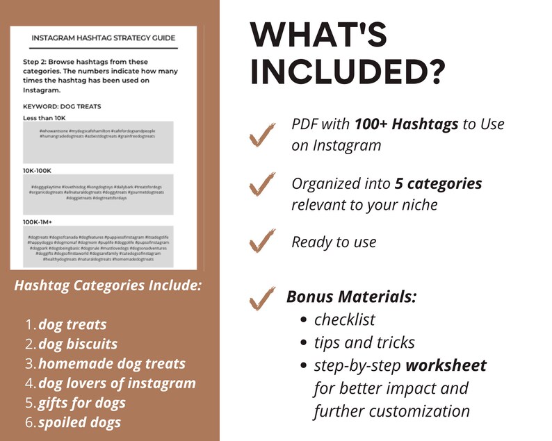 Dog Treat Instagram Hashtags Strategy and Planning Guide, Grow ...
