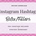Botox & Filler Instagram Hashtags Strategy and Planning Guide, Grow ...