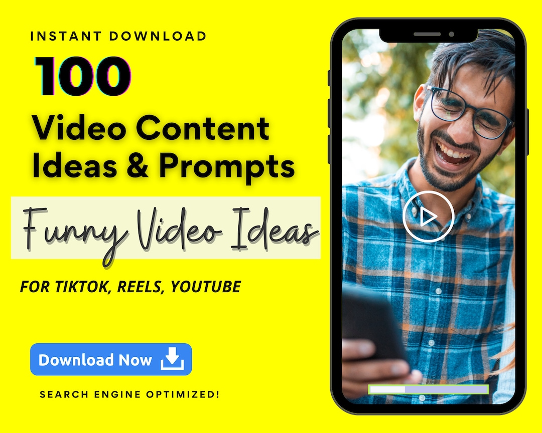 Funny Video Content Ideas for Tiktok, Reels, Youtube, Tiktok Prompts ...