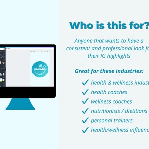 Blue Fitness Instagram Highlights, Health & Wellness Instagram Stories ...