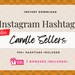 Candle Maker Instagram Hashtags + Strategy and Planning Guide, Candle ...