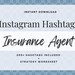 Insurance Instagram Hashtags Strategy and Planning Guide - Etsy