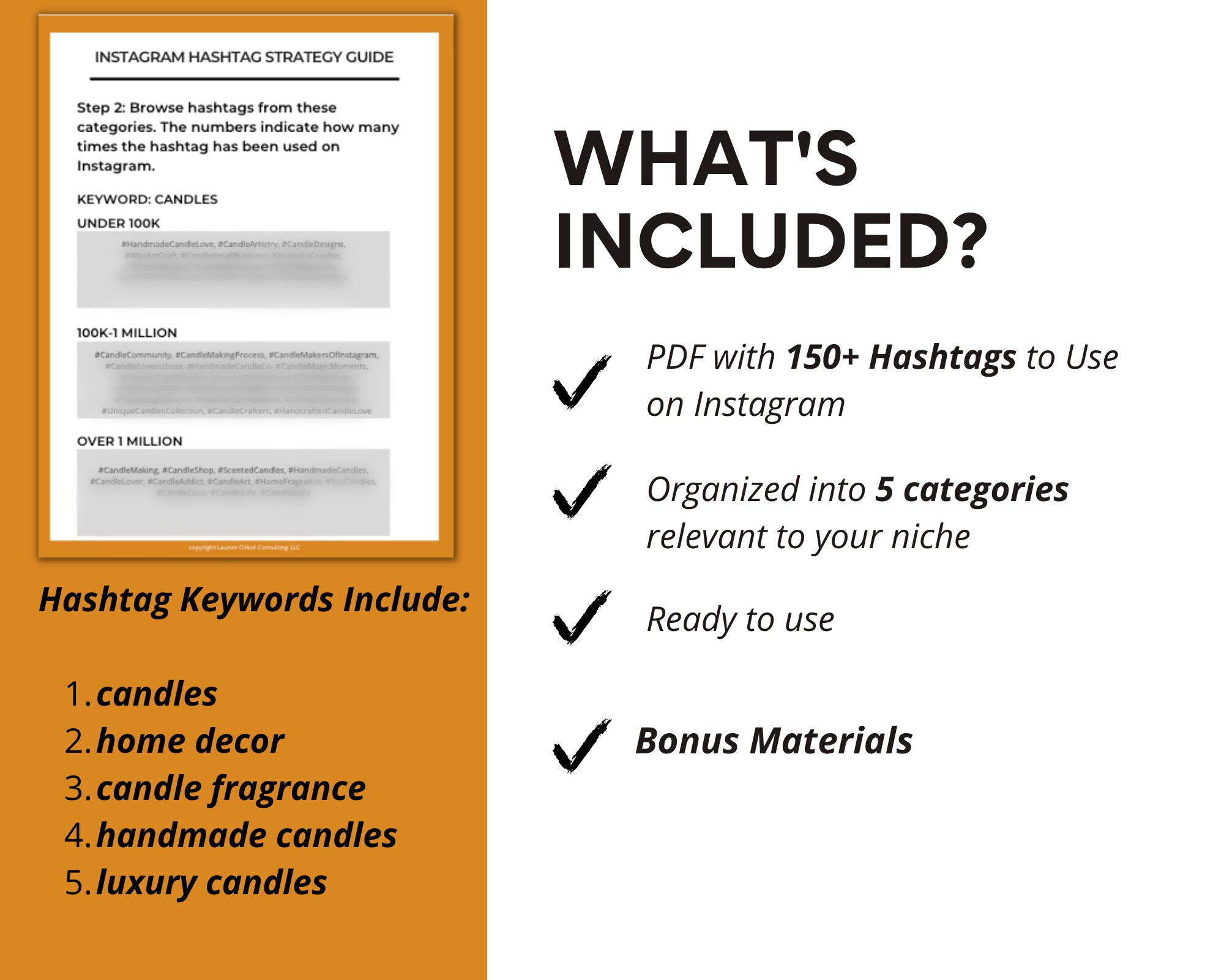 Candle Maker Instagram Hashtags Strategy and Planning Guide, Candle ...