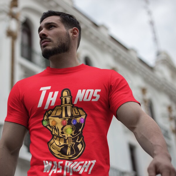 Thanos Was Right Stickers - Etsy