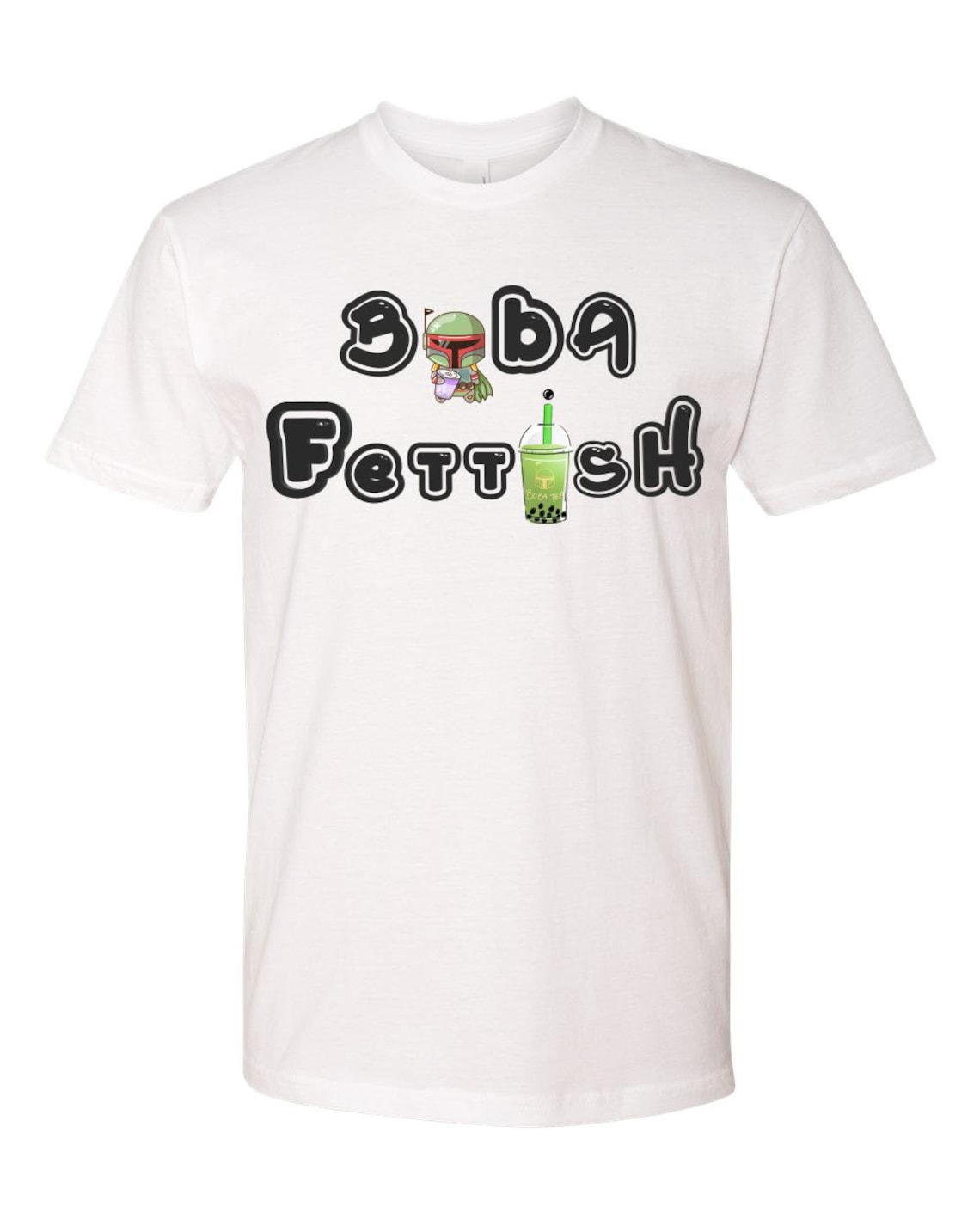 Boba Fett Next Level Tea Boba Drink Tea Shirt Star Wars I - Etsy