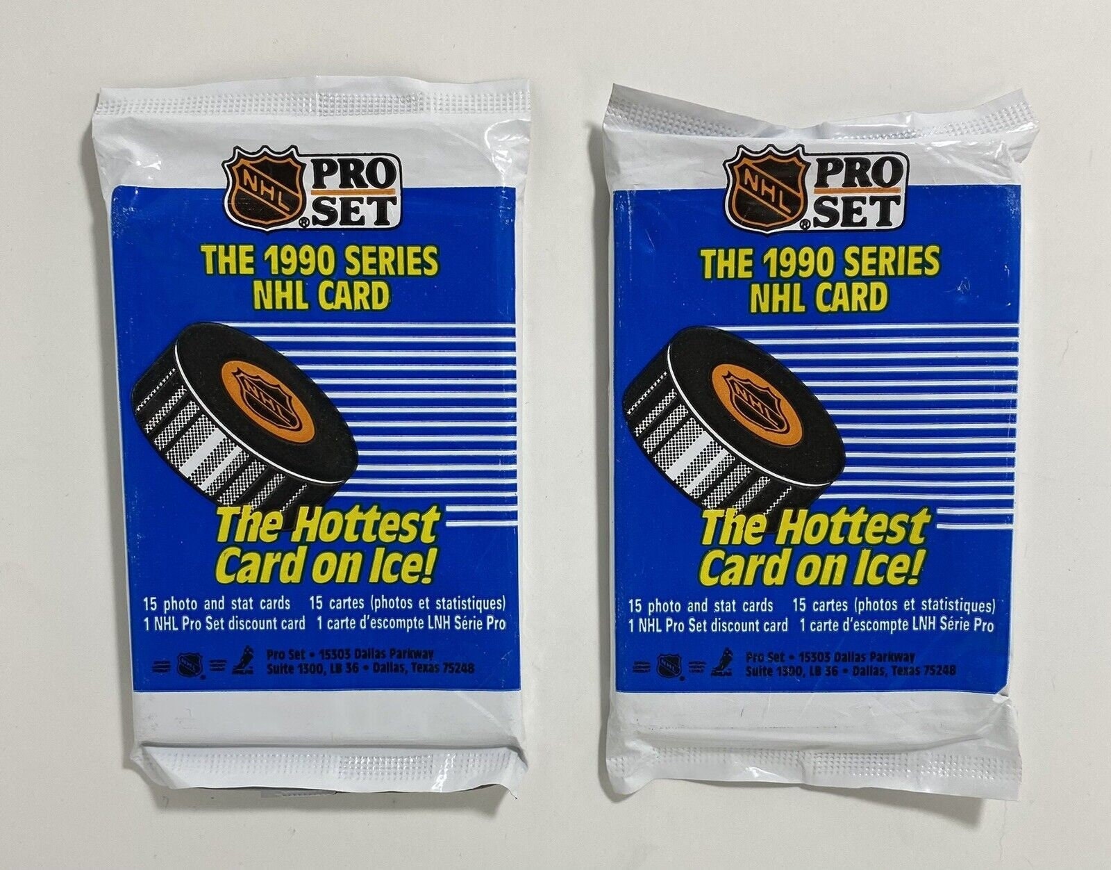 1990 Pro Set NHL Cards (2 Packs/unopened) - Etsy